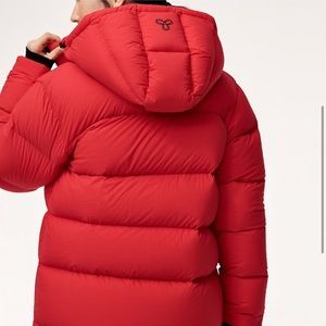 Aritzia | Jackets & Coats | Aritzia Catalina Red Down Jacket | Poshmark